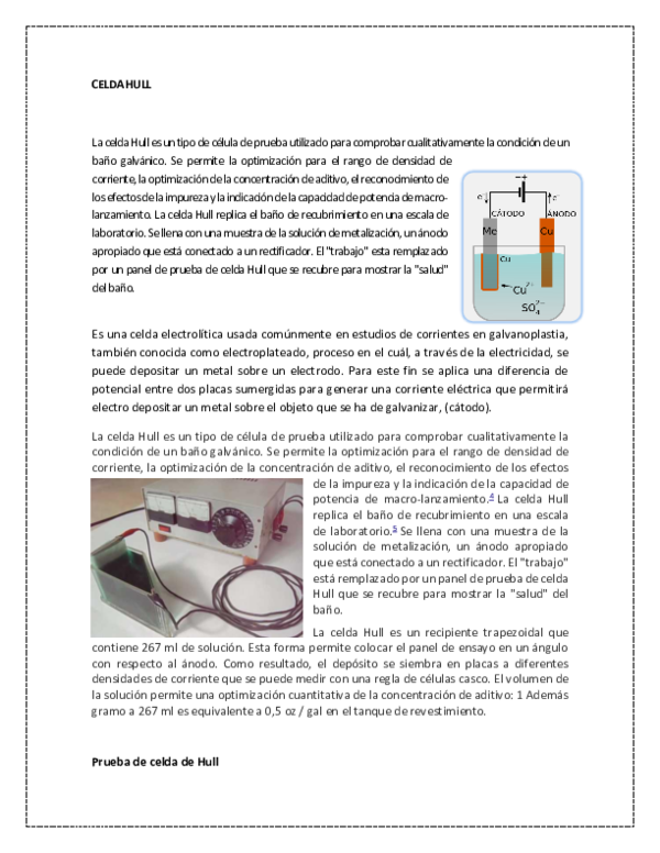 (DOC) CELDA HULL