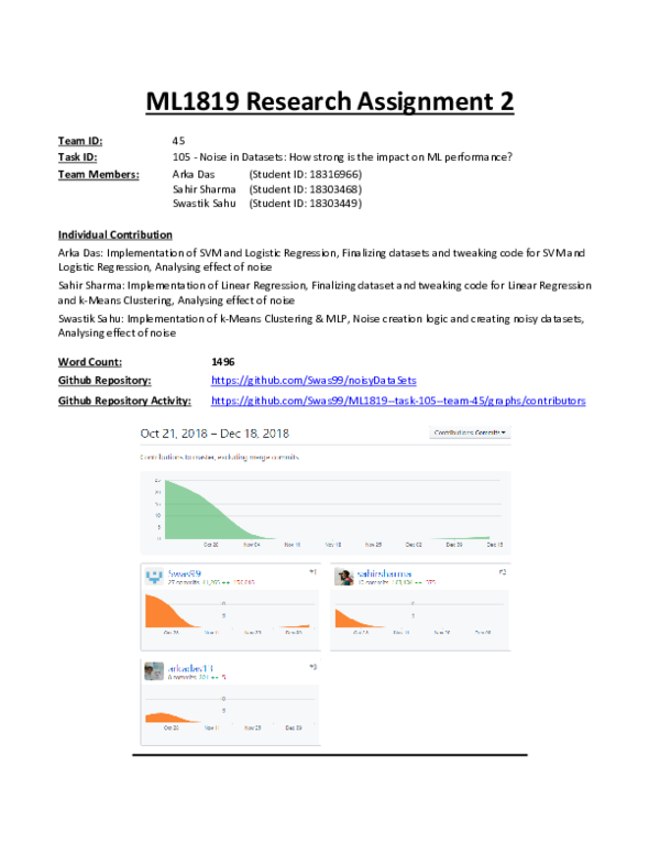 Pdf Effect Of Noisy Data On Performance Of Machine Learning