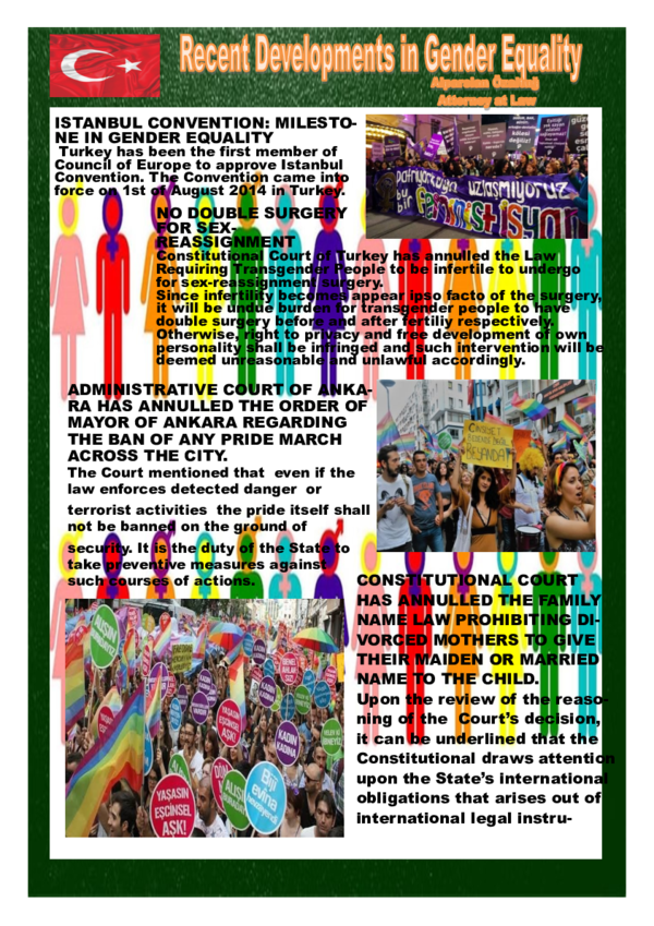 (PDF) POSTER OF TURKEY RECENT LEGAL DEVELOPMENTS ON SOGI