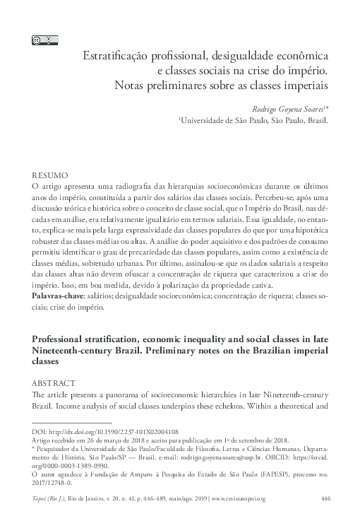(PDF) Professional stratification, economic inequality and social ...