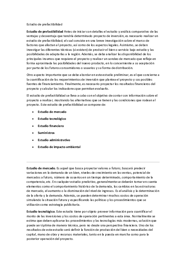 (DOC) Estudio de prefactibilidad