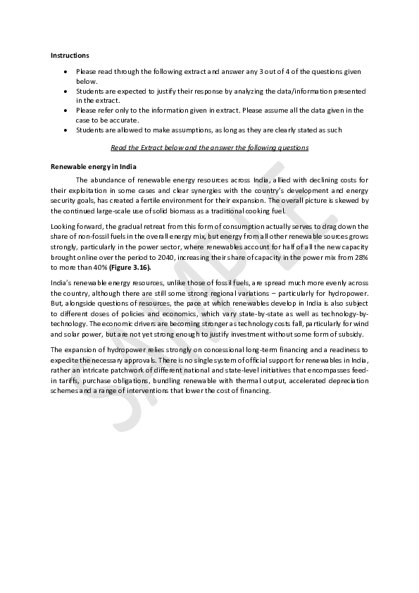 (DOC) Sample Caselet Infra Planning and Dev Sem I20190819 114111 fn37br