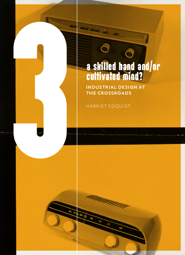 (PDF) A skilled hand and/or cultivated mind? Industrial Design at the ...
