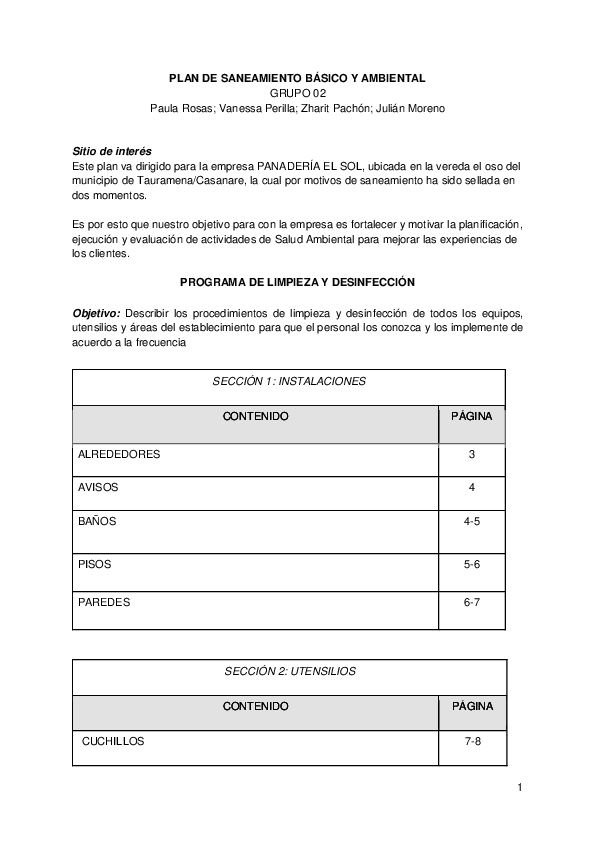 (PDF) PLAN DE SANEAMIENTO