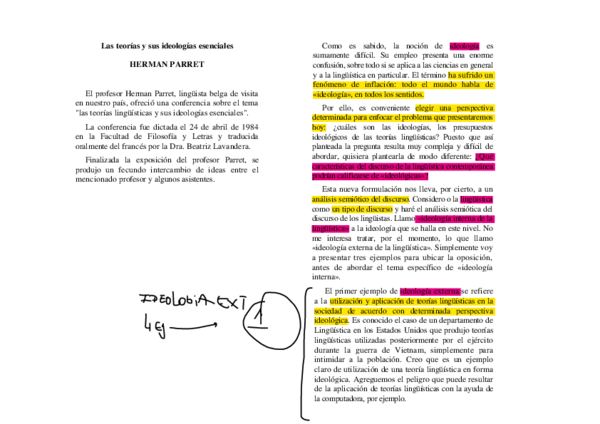 (PDF) Parret las teorias y sus ideologias esenciales