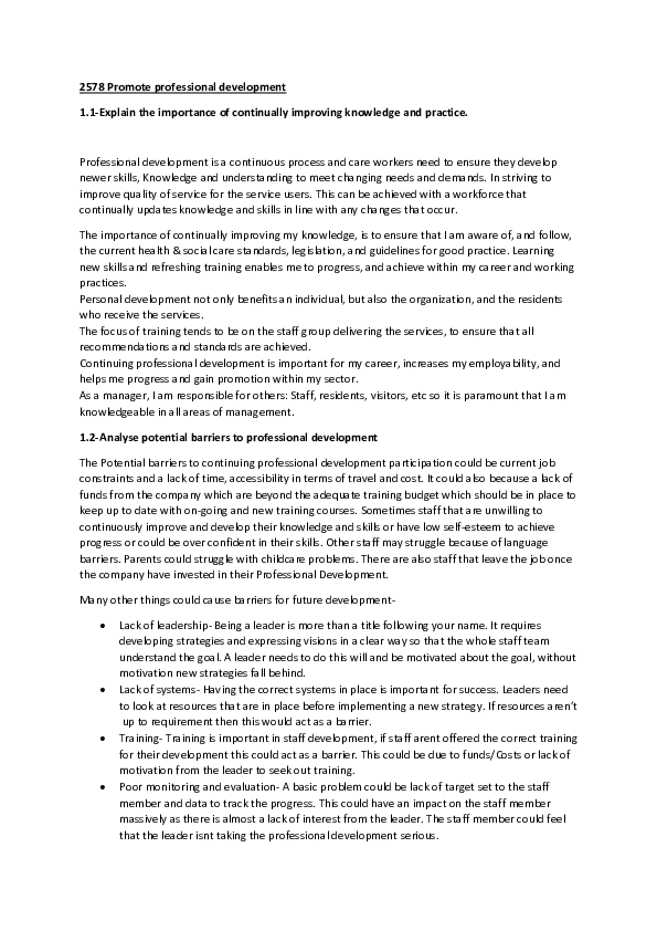 (DOC) 2578 Promote professional development
