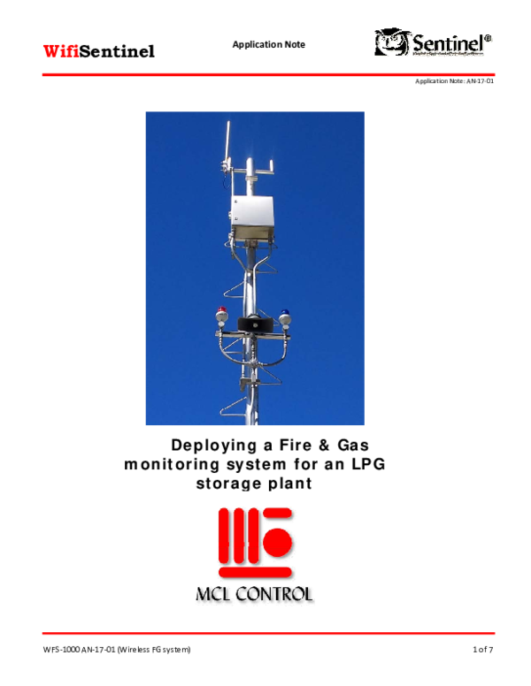 (PDF) Deploying a Fire & Gas monitoring system for an LPG storage plant