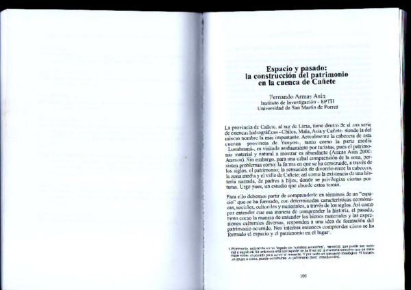 (PDF) “Espacio y pasado. La construcción del patrimonio en la cuenca de ...