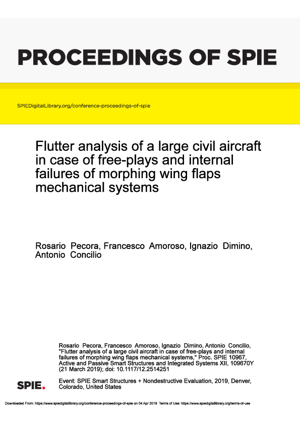 (PDF) Flutter analysis of a large civil aircraft in case of free-plays ...
