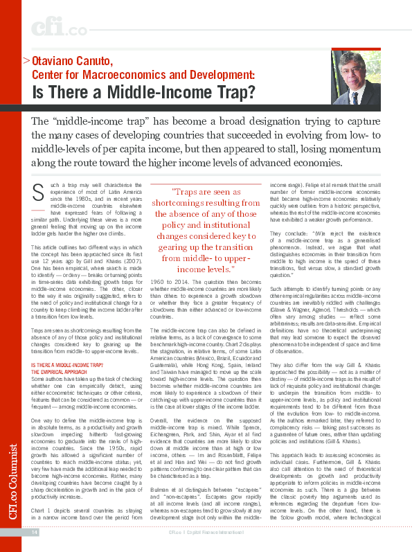 (PDF) Is There a Middle-Income Trap?