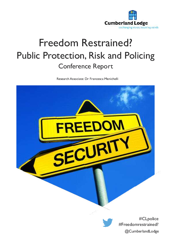 (PDF) Freedom Restrained? Public Protection, Risk and Policing