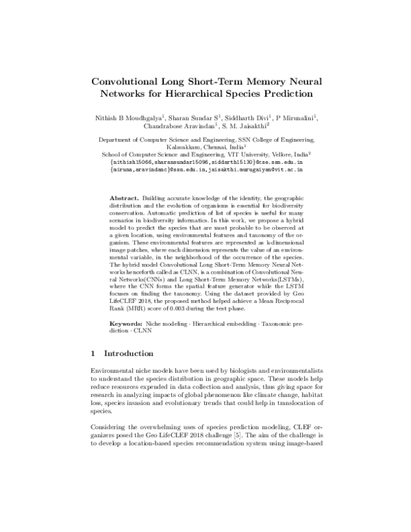 (PDF) Convolutional Long Short-Term Memory Neural Networks for ...