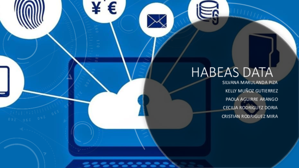 (PPT) Diapositivas Habeas Data