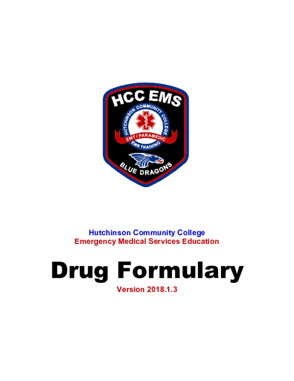 (PDF) Drug Formulary