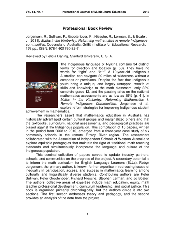 (PDF) Professional Book Review