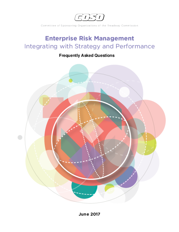 (PDF) Enterprise Risk Management Integrating with Strategy and ...