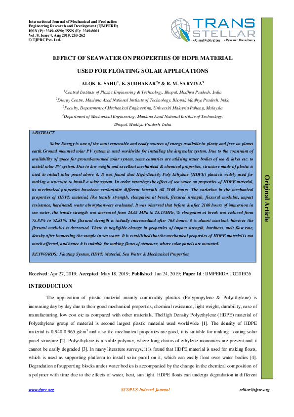 properties of seawater