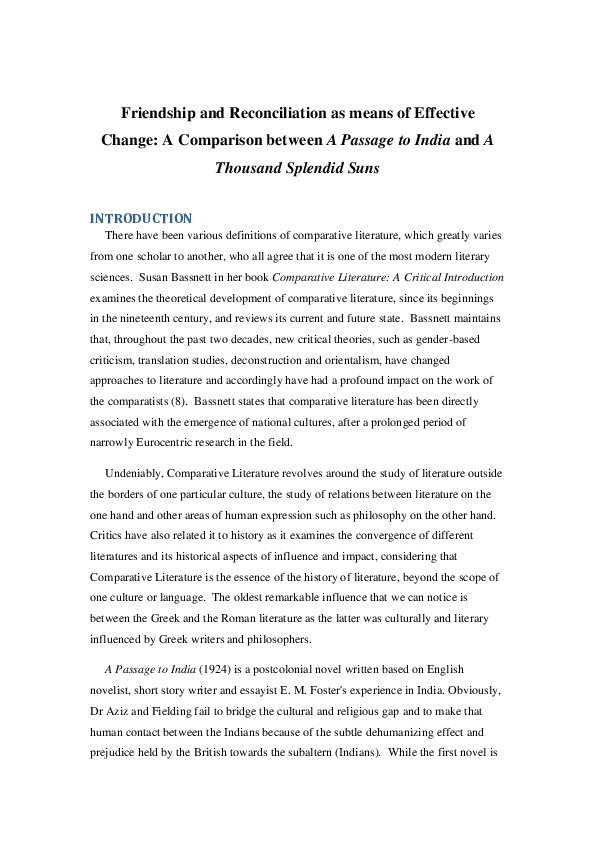 (DOC) Friendship and Reconciliation as means of Effective Change: A ...