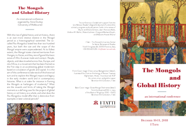 (PDF) Rethinking trade between Europe and the Mongol Realm during the ...