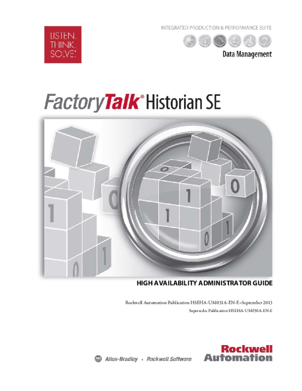 (PDF) Factorytalk Historian SE HA
