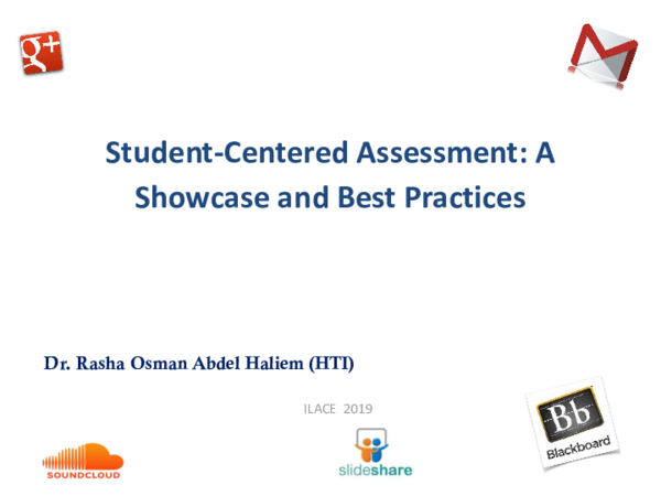 (PPT) Student- centered Assessment Methods A showcase and Best ...
