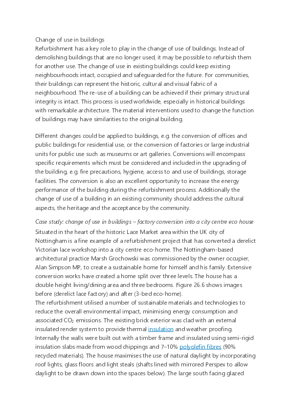 (DOC) Change of use in buildings