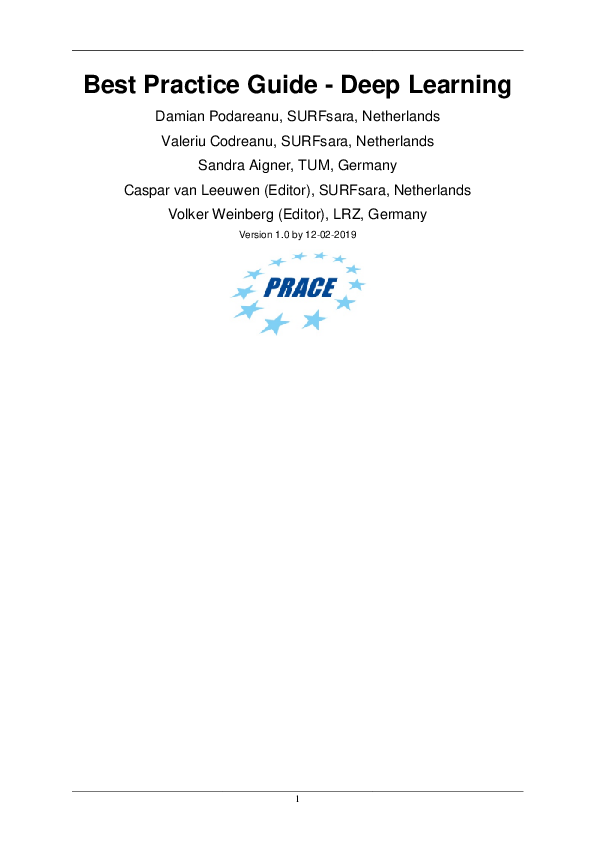 (PDF) Best Practices for Large-Scale Deep Learning