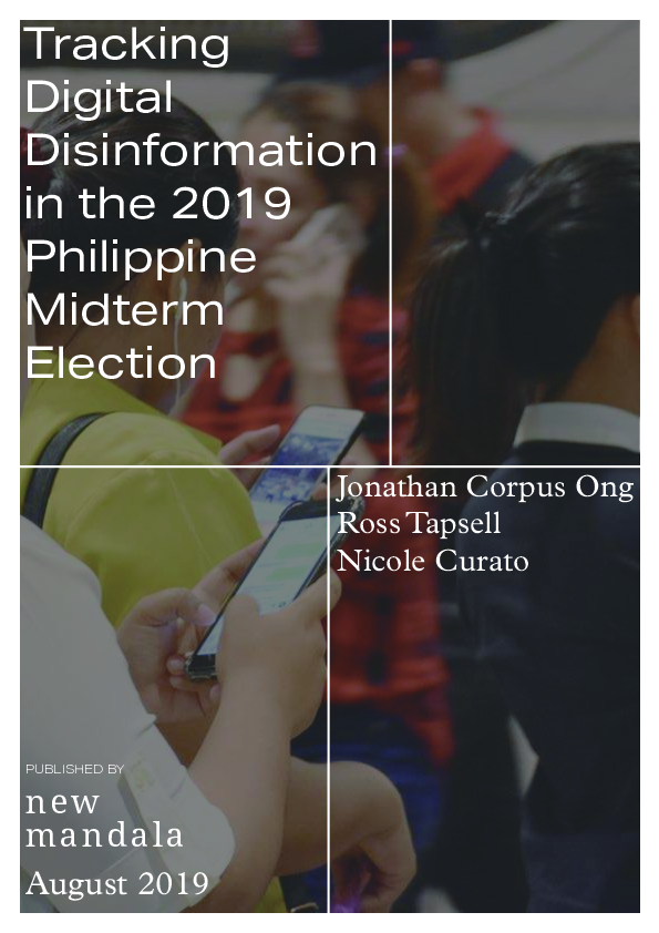(PDF) Tracking Digital Disinformation in the 2019 Philippine Midterm ...