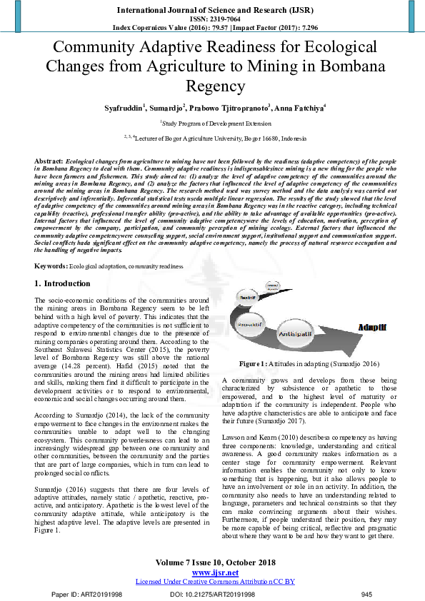 (PDF) Community Adaptive Readiness