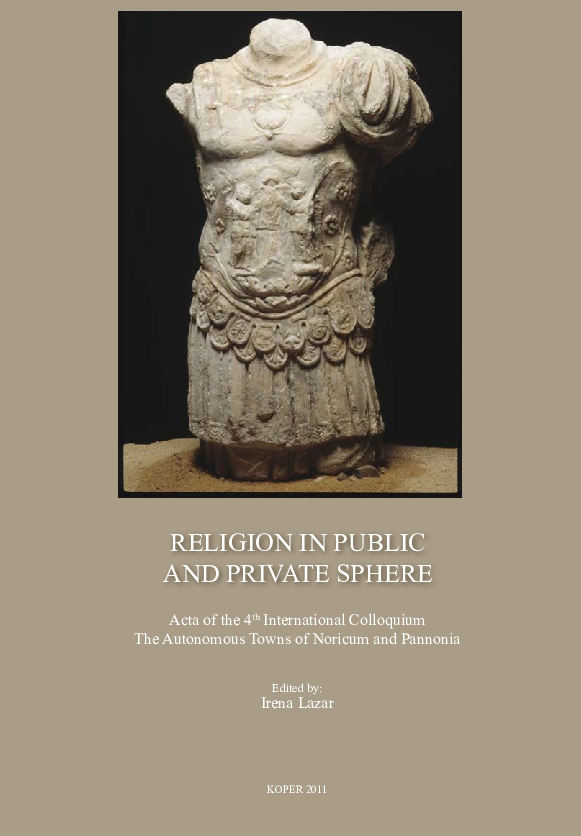 (PDF) Recent studies in Italic temple districts of Noricum.