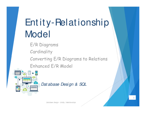 (PDF) Entity-Relationship Model
