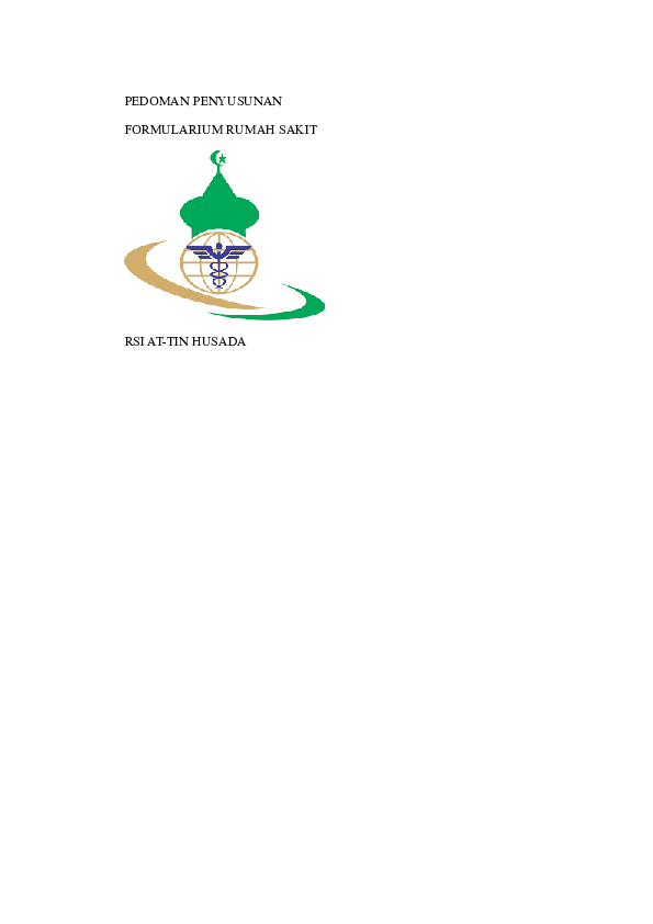 Doc Pedoman Penyusunan Formularium