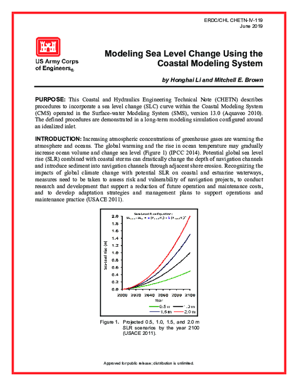 (PDF) Modeling Sea Level Change Using the Coastal Modeling System