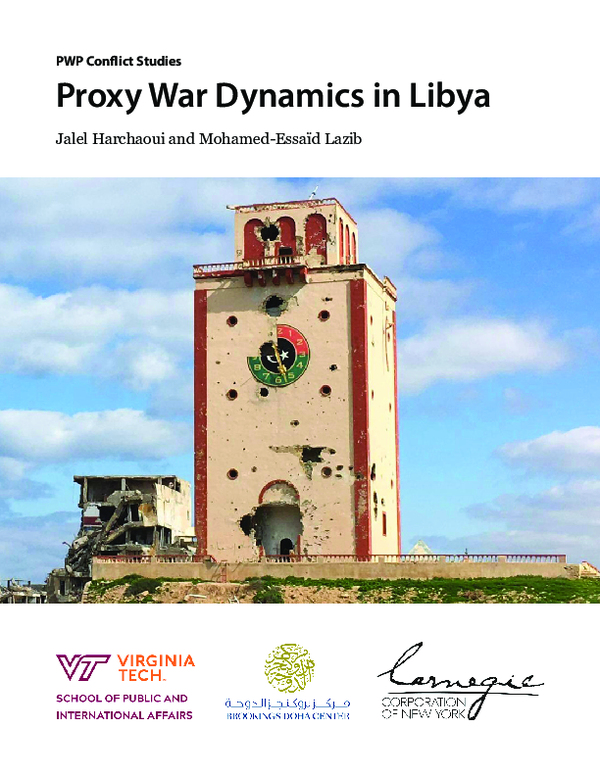 (PDF) PWP Confict Studies Proxy War Dynamics in Libya