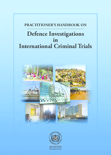 (PDF) Practitioner's Handbook on Defence Investigations in ...
