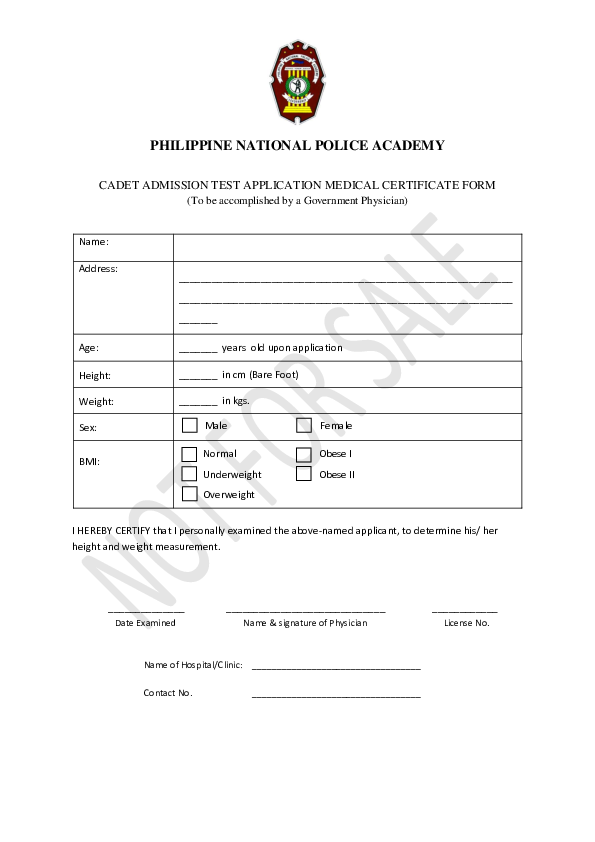 (PDF) PHILIPPINE NATIONAL POLICE ACADEMY CADET ADMISSION TEST ...