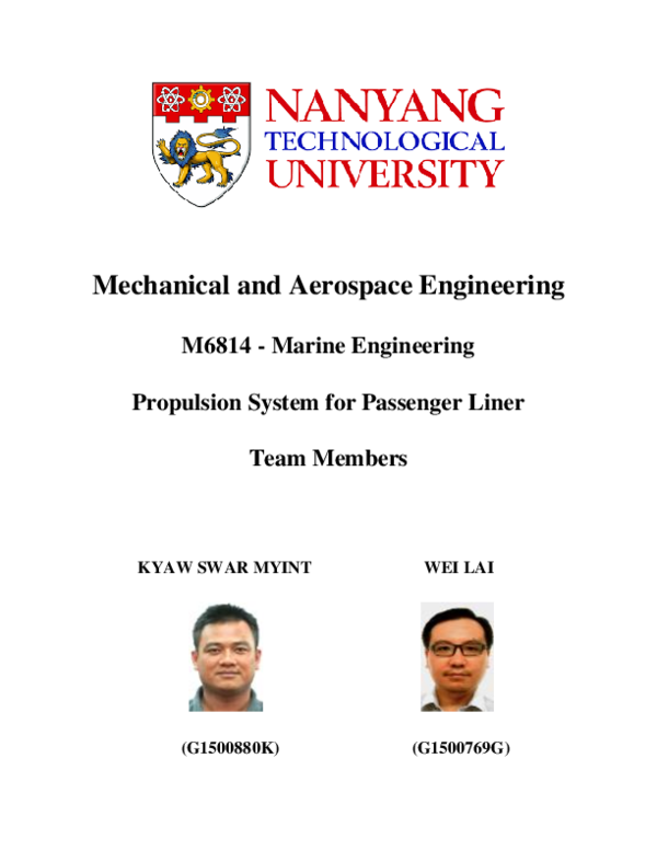 (DOC) MARINE ENGINEERING ASSIGNMENT