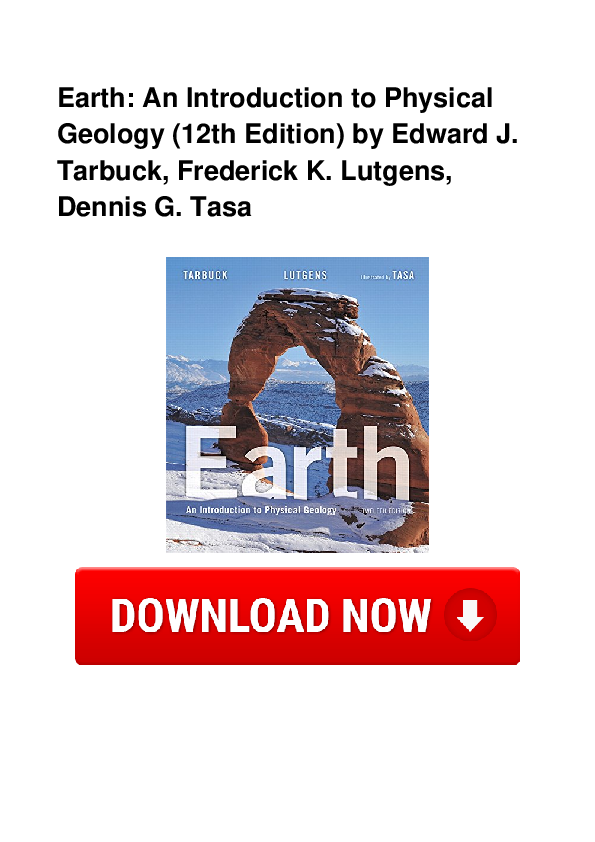 Earth An Introduction To Physical Geology 12th Ed - The Earth Images ...