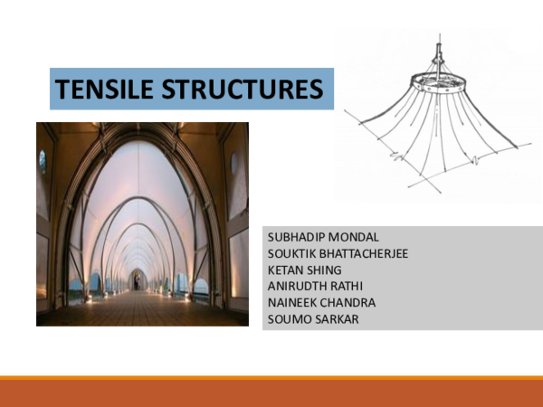 (PPT) TENSILE STRUCTURE - material analysis