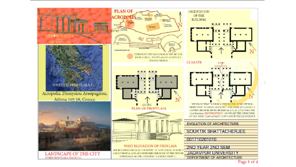 (PDF) THE PROPYLEA ,GREEK ARCHITECTURE - ANALYSIS