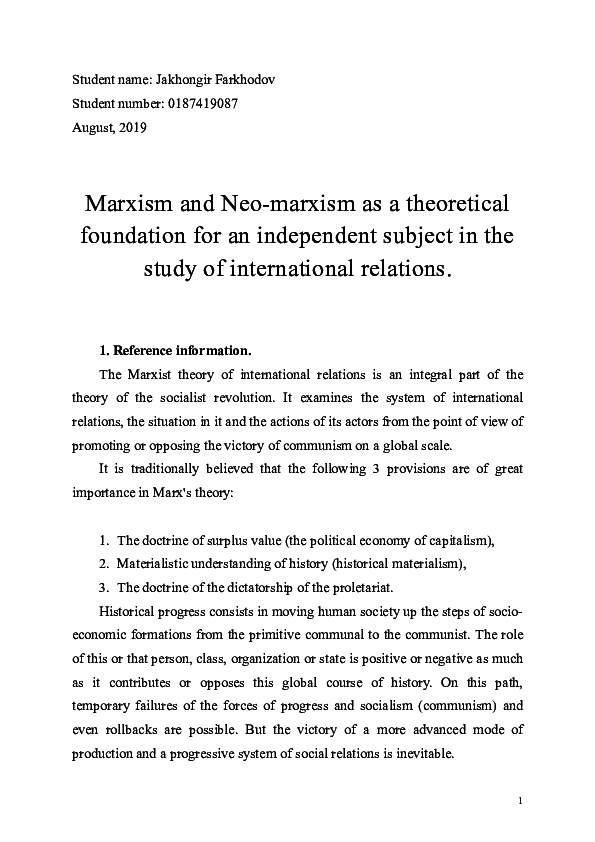 PDF Marxism And Neo marxism As A Theoretical Foundation For An PDF Marxism And Neo marxism As A Theoretical Foundation For An