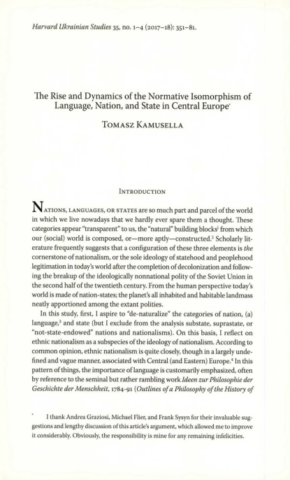 (PDF) The Rise and Dynamics of the Normative Isomorphism of Language ...
