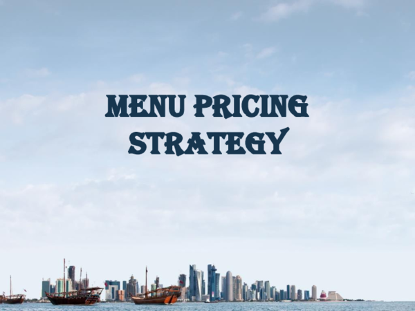 (PPT) MENU PRICING STRATEGY