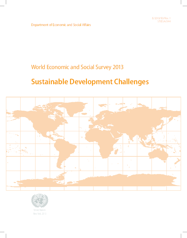 (PDF) Sustainable Development Challenges Department of Economic and ...