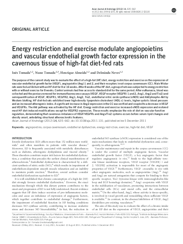 (PDF) Energy Restriction and Exercise in ED Therapy