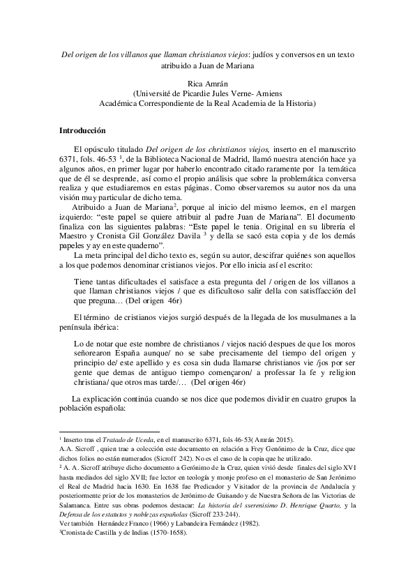 (PDF) Rica Amran- Del origen