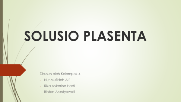 (PPT) PPT SOLUSIO PLASENTA