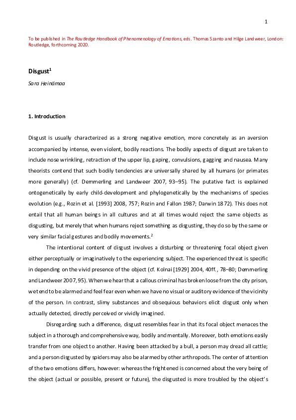 (PDF) Disgust