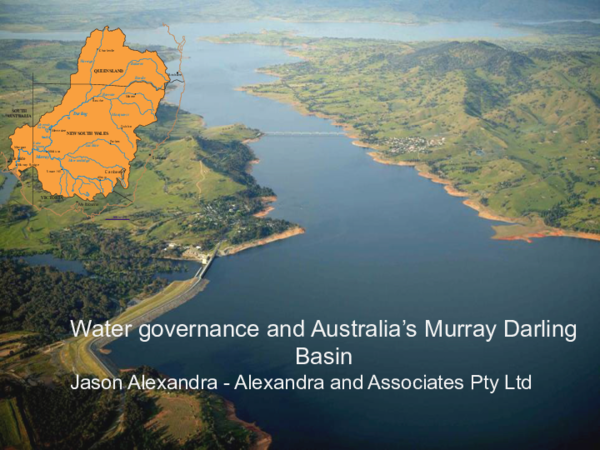 (PDF) Water governance and Australia's Murray Darling Basin | Jason ...