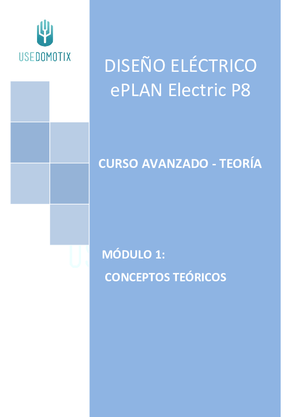 (PDF) EPLAN Electric P8 V 2.0. CURSO AVANZADO - TEORÍA MÓDULO 1: CONCEPTOS TEÓRICOS